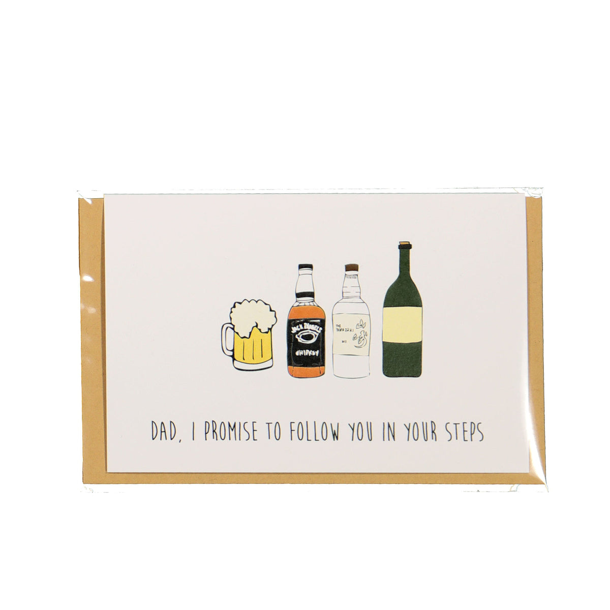 NocturnalPaper "Dad I Promise To Follow You In Your Steps" Card | OVERKILL