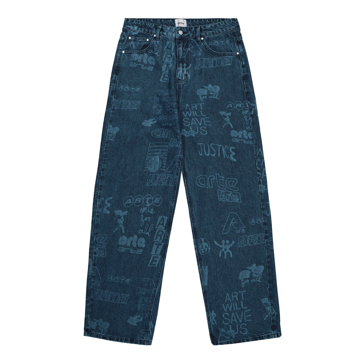 Arte Antwerp Art Saves Pants AW25-145P / Bleach | OVERKILL