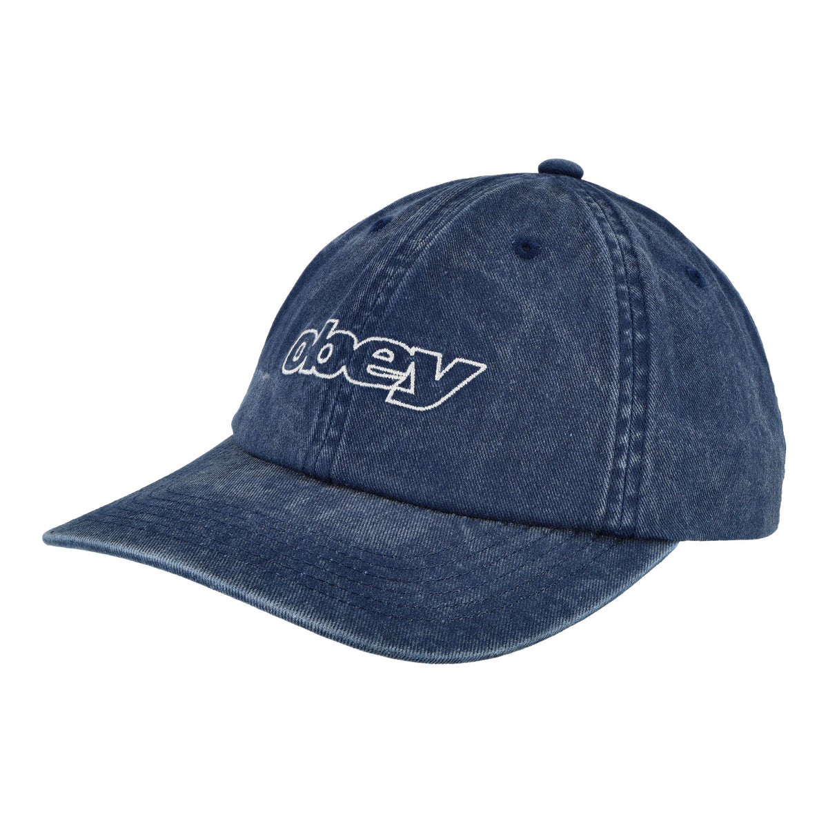 Obey Pigment Slanted 6 Pnl SB 100580438-NVY | OVERKILL