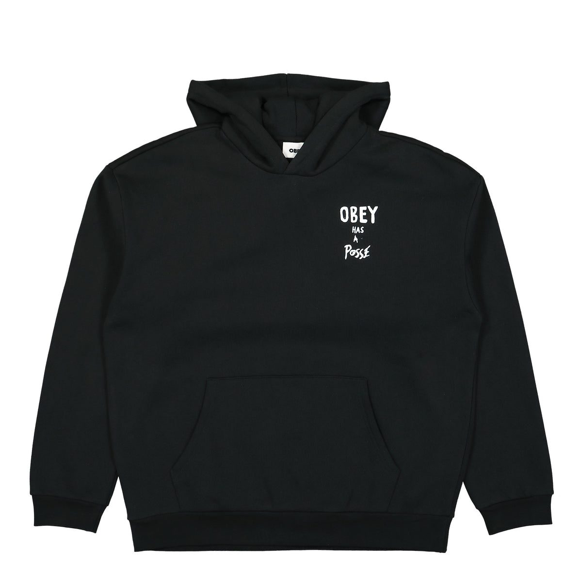 Obey Posse Extra Heavy Hood 112470231-BLK | OVERKILL