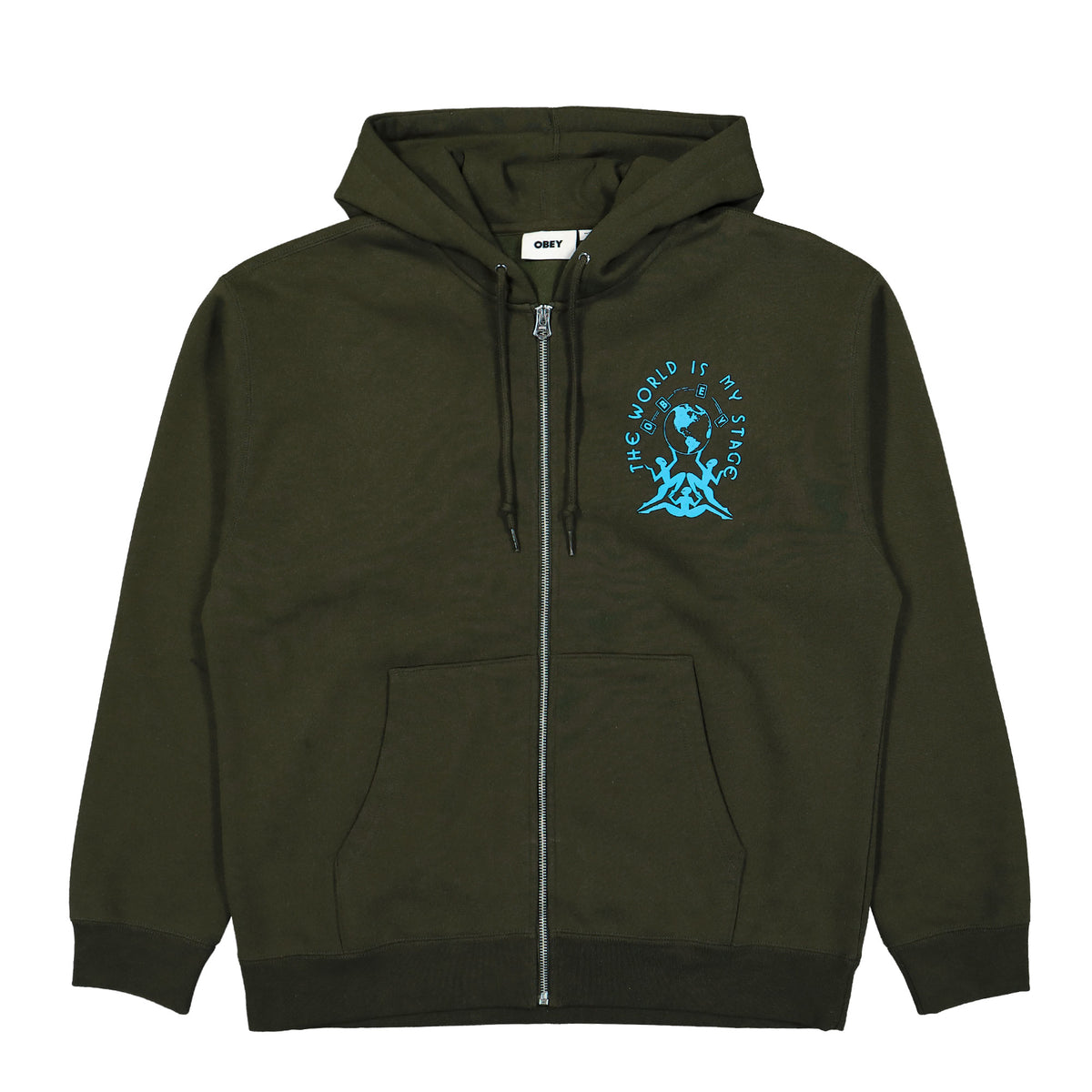 Obey The World Is My Stage Hoodie 112853924-RSI | OVERKILL