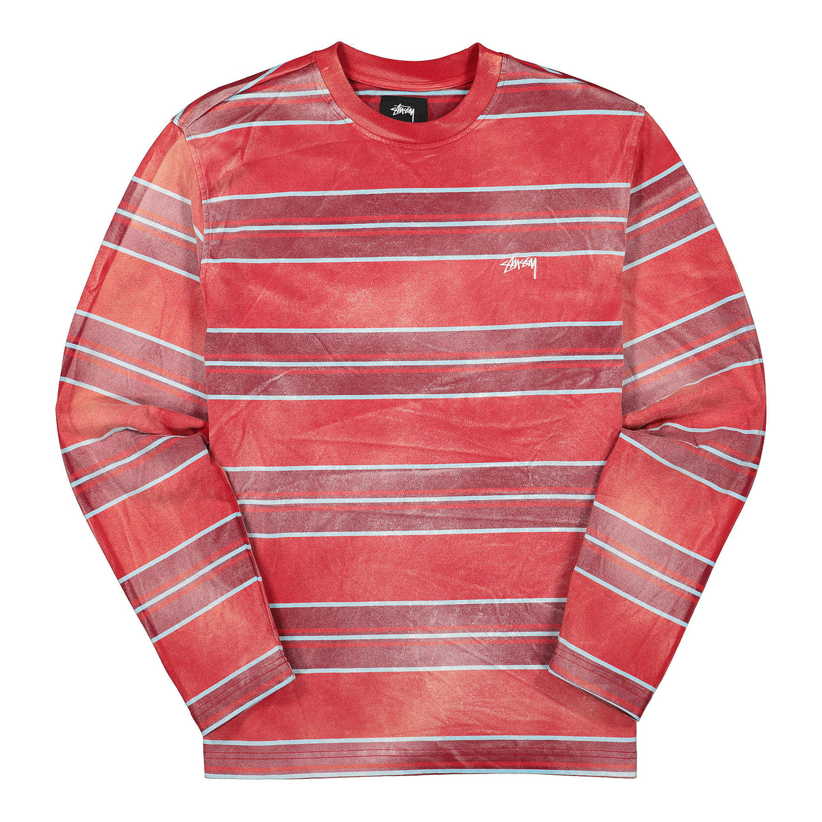 Stussy Bleach Stripe Longsleeve Crew 1140198 / 0601 | OVERKILL