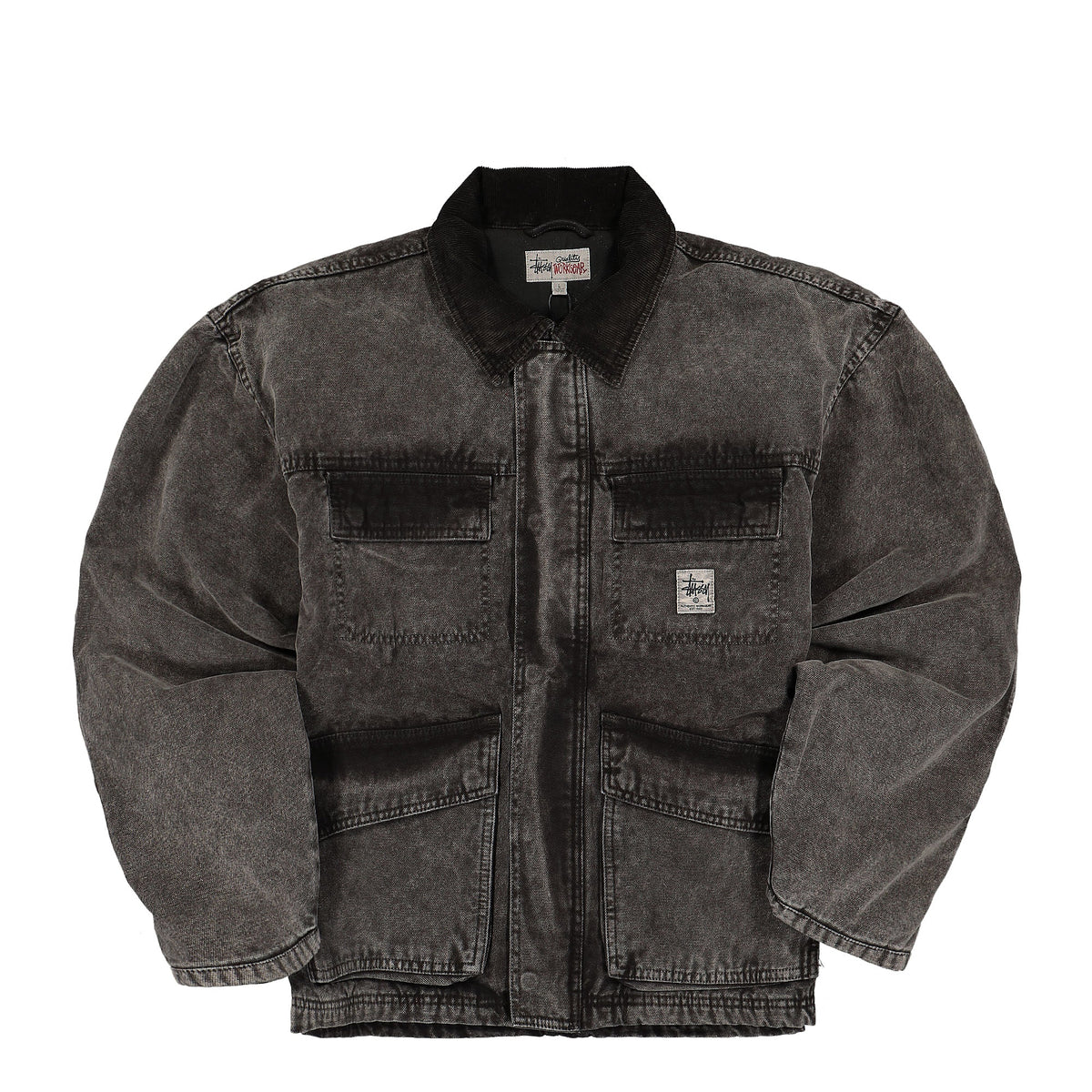 Stussy Washed Canvas Shop Jacket 115589 / 0001 | OVERKILL