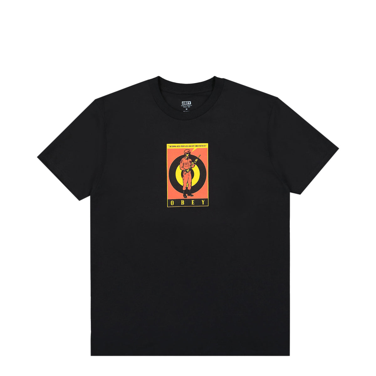 Obey Riot Cop Tee 165263590 / Black | OVERKILL