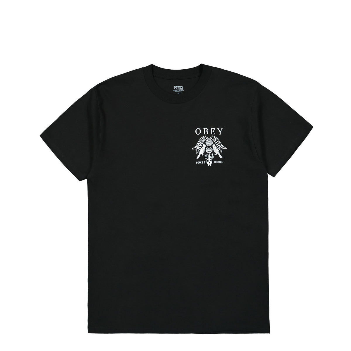 Obey Birds Of Justice T-Shirt 165263975-BLK | OVERKILL