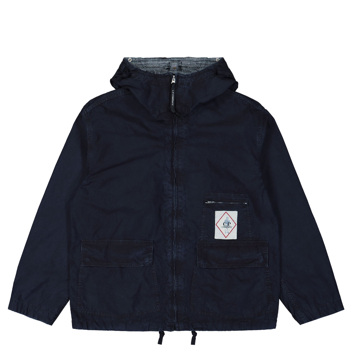 C.P. Company 50 Fili Indigo Goggle Jacket 18CMOW154A-110288W 883 | OVERKILL