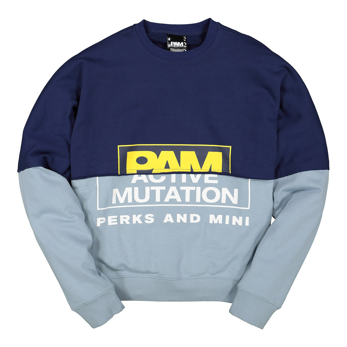 Perks And Mini PAM S.Loops Halfway Crew Neck Sweat 3576-NDB | OVERKILL