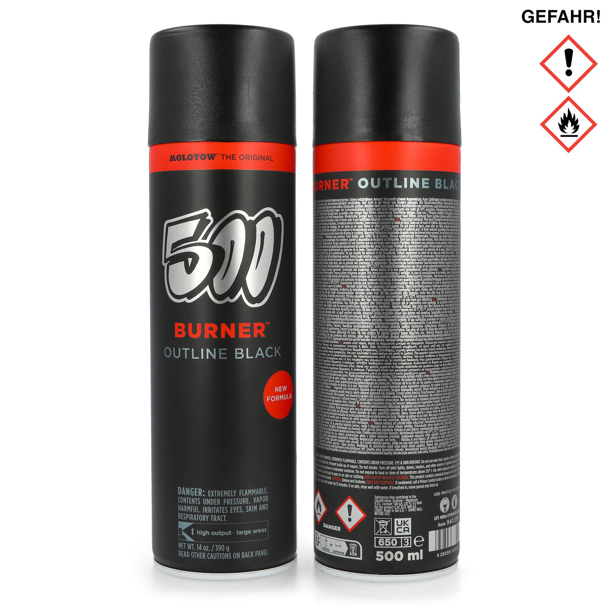 Molotow Burner Outline Black 500 ml 940591 | OVERKILL
