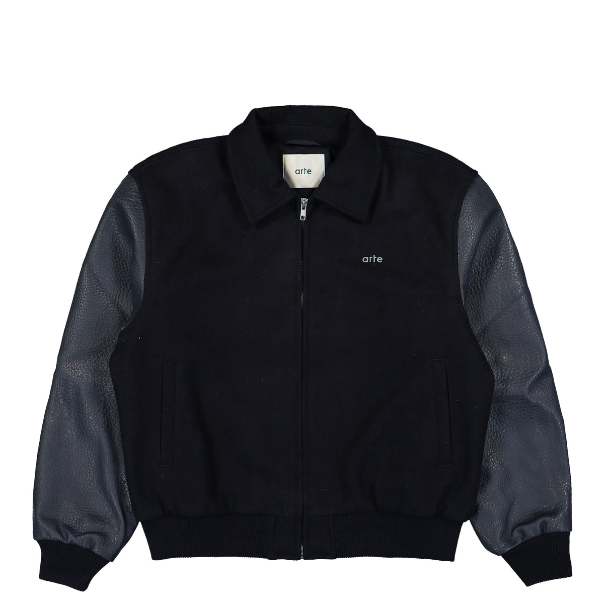 Arte Antwerp Embroidered Flower Varsity Jacket AW24-107J | OVERKILL
