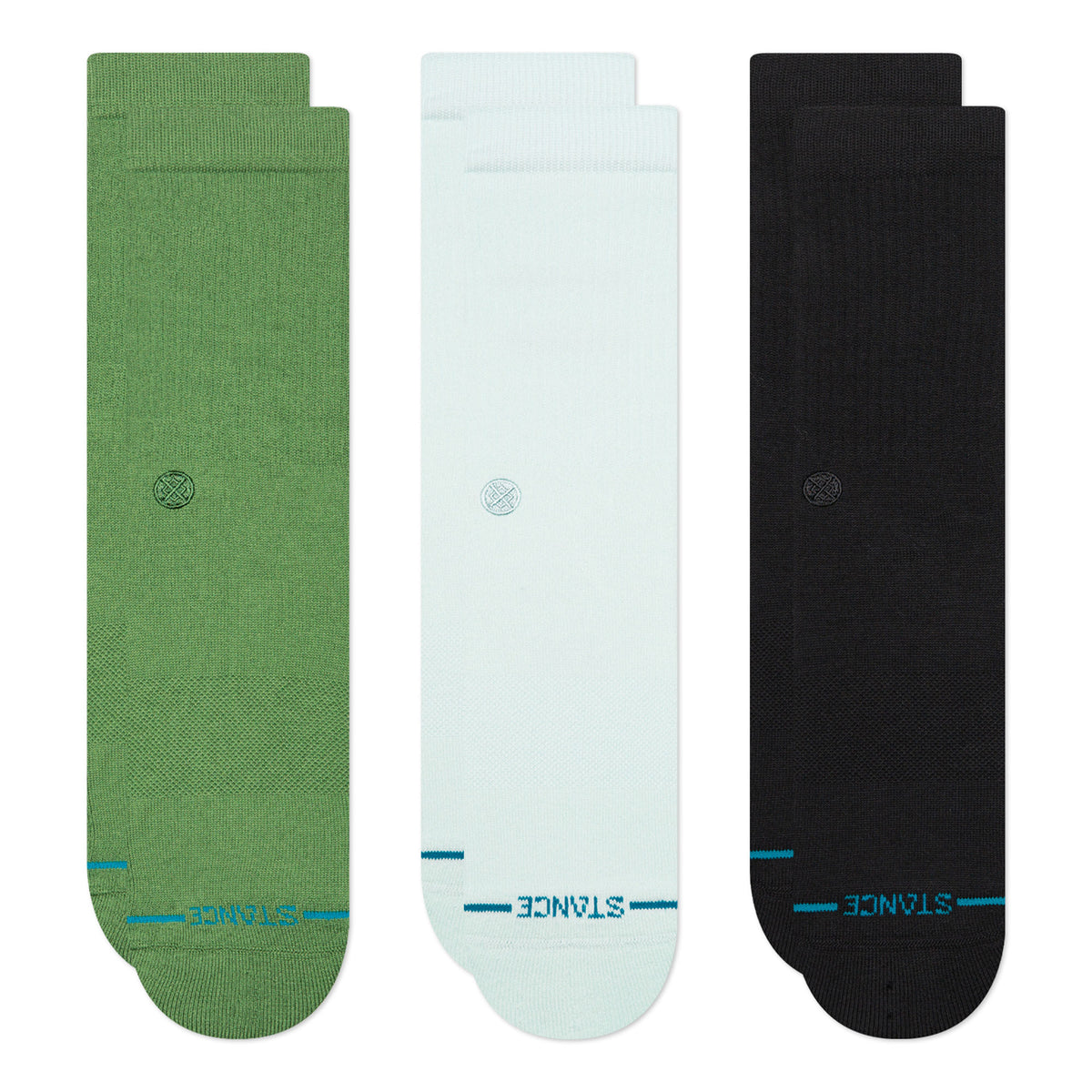Stance Icon 3 Pack Socks M556D18ICP-ICB | OVERKILL