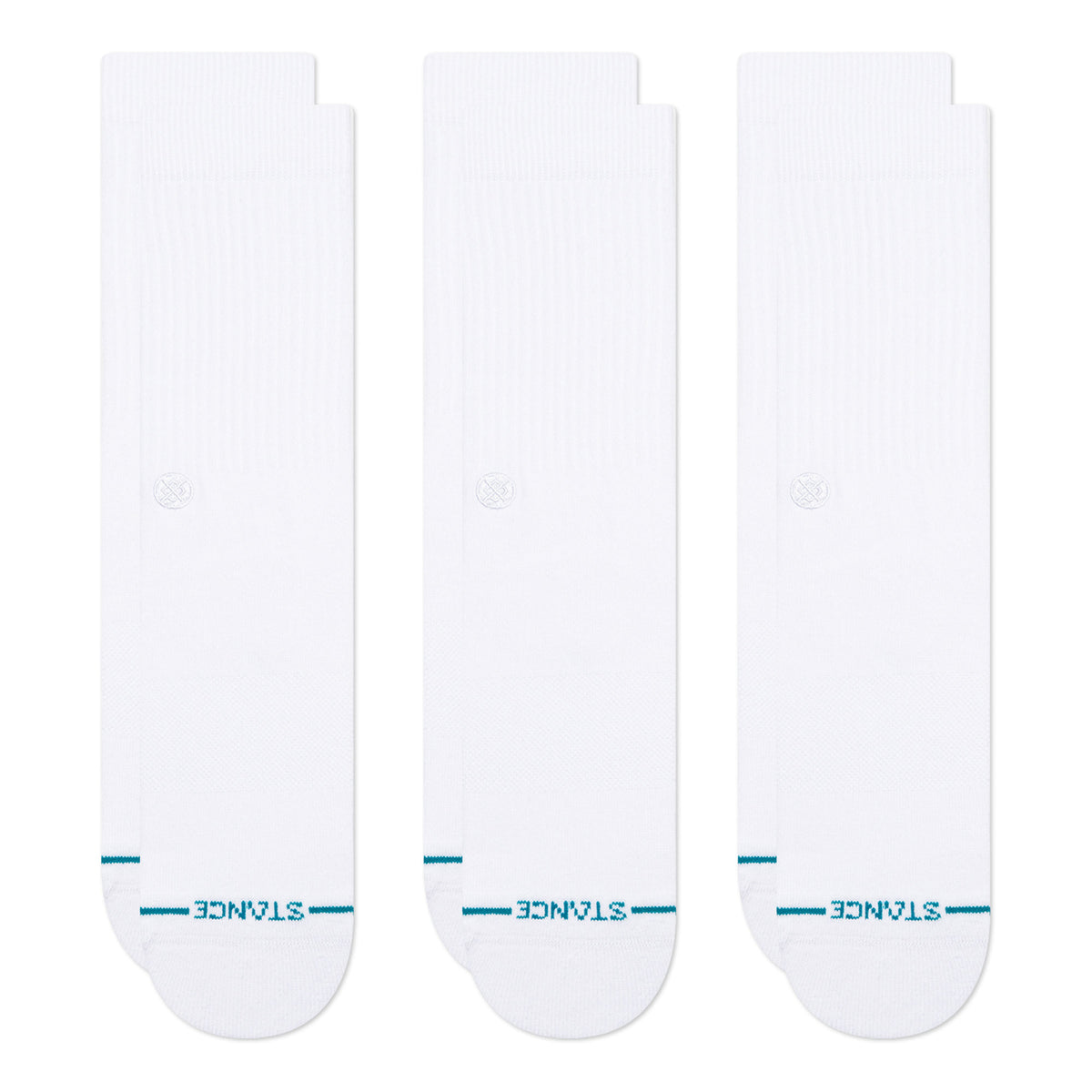 Stance Icon 3 Pack Socks M556D18ICP-WH2 | OVERKILL