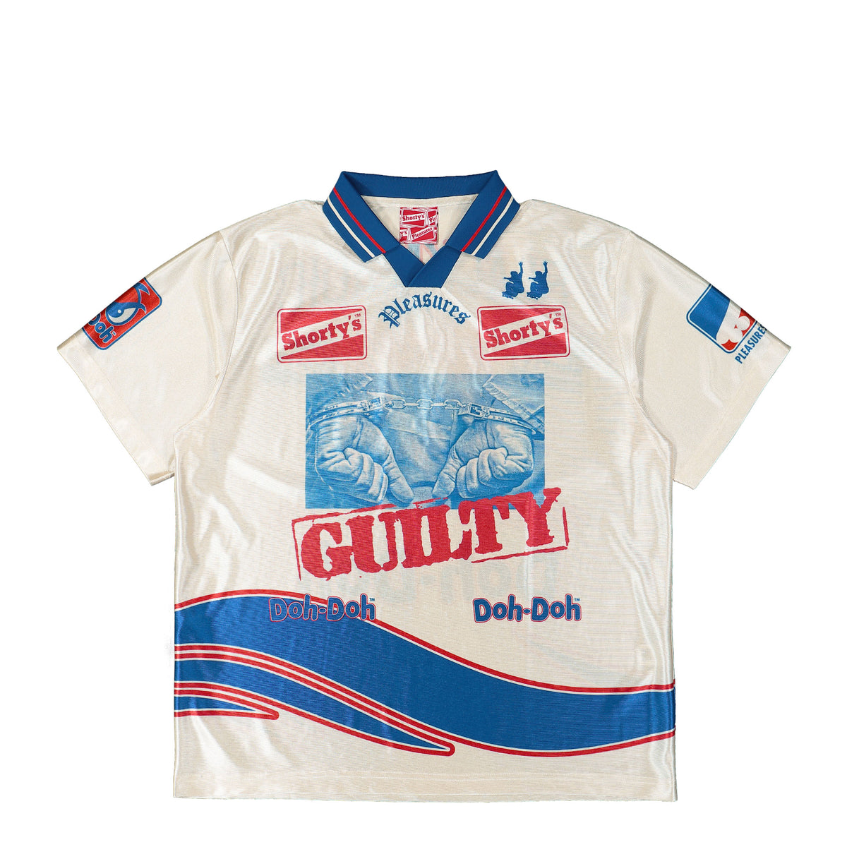 Shorty´s x Pleasures Guilty Soccer Jersey P24F005-Off White | OVERKILL