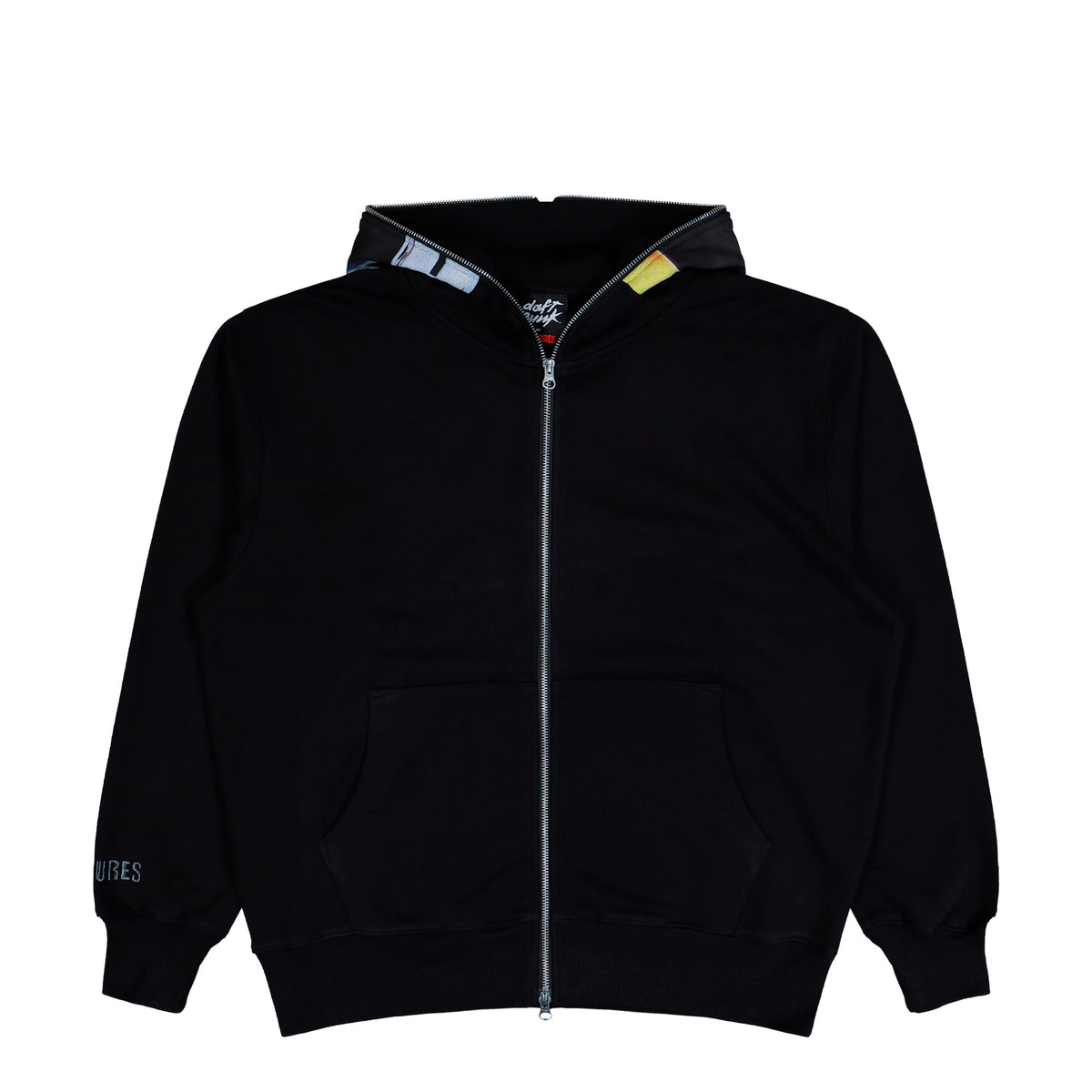 Daft Punk x Pleasures Ram Zip Hoodie P25DP014-Black | OVERKILL