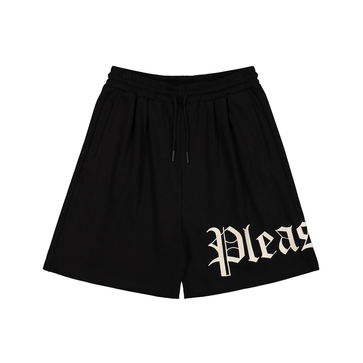 Pleasures OE Wide Shorts P25SP035-Black | OVERKILL