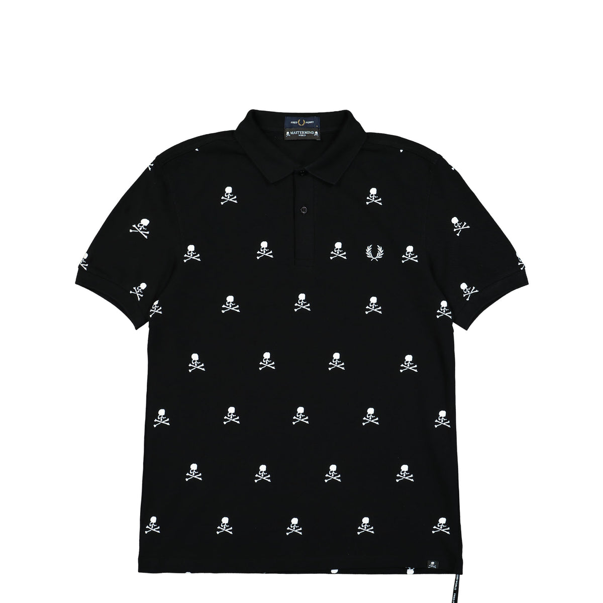 Mastermind x Fred Perry Skull Polo Shirt SM8176-102 | OVERKILL