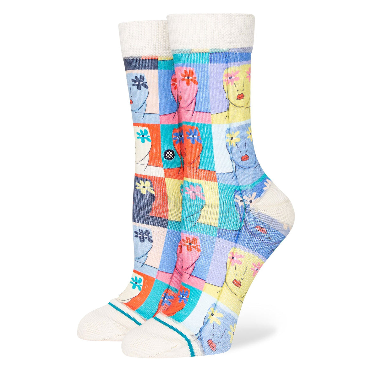 Stance Wmns Flower Faces Socks W555A23FLO-OFW | OVERKILL