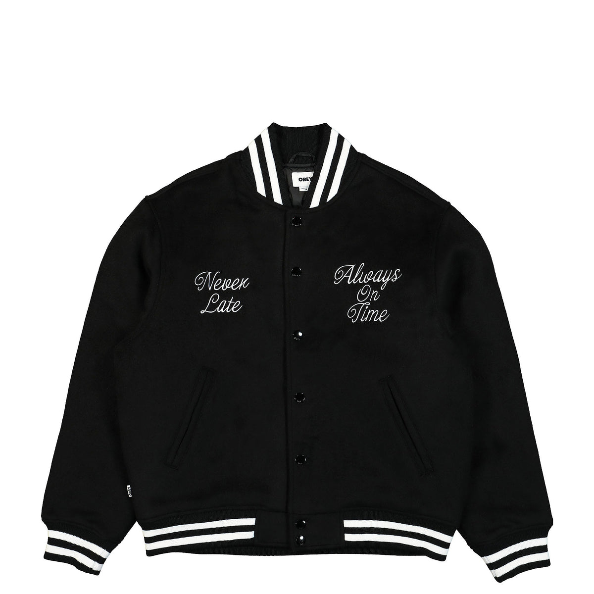 Obey Time Varsity Jacket 121800520 | OVERKILL