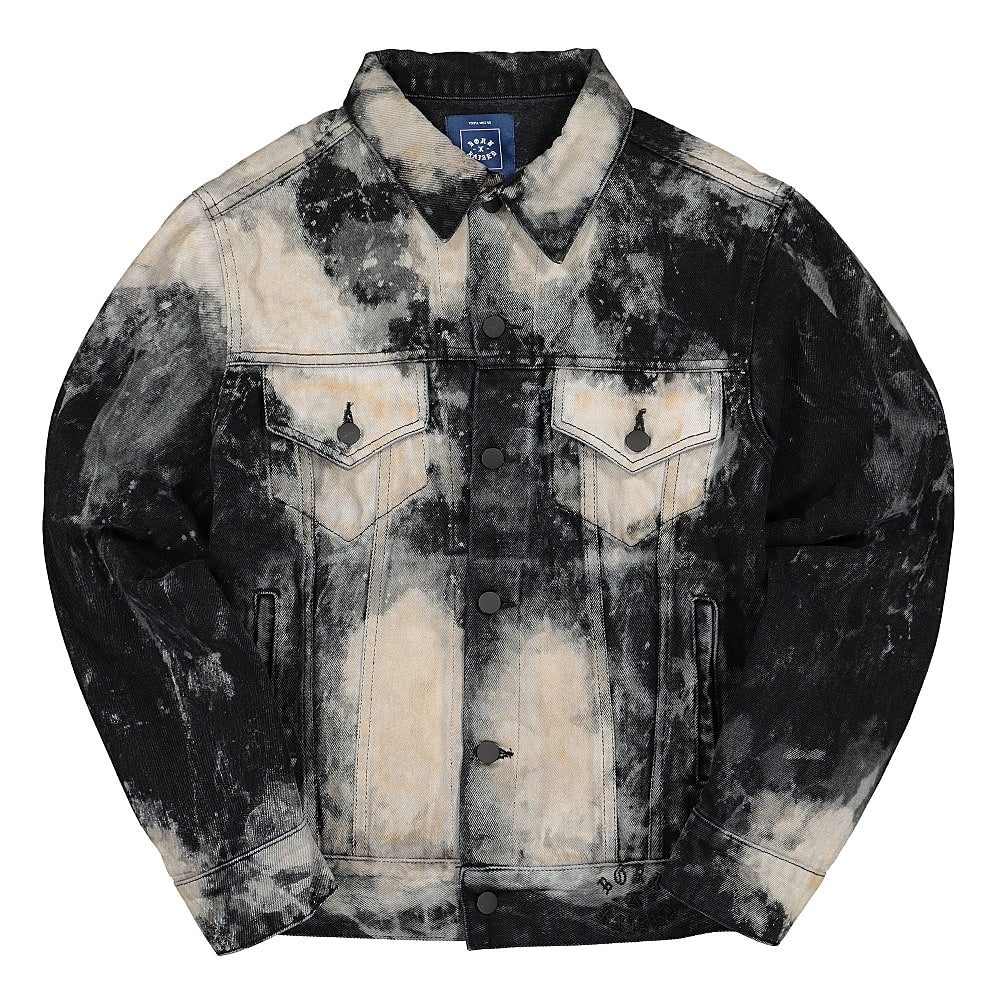 Born X Raised Embroidered Rocker Denim Jacket B3003EMRCK | OVERKILL