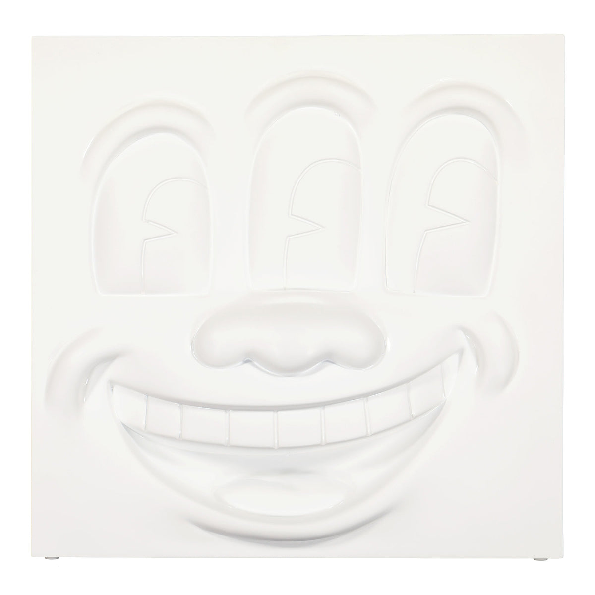 Medicom Keith Haring Three Eyed Smiling Face Statue MDCKHTE | OVERKILL