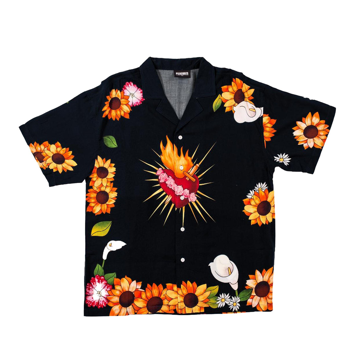 Pleasures Gangster Short Sleeve Button Up P19P108020 | OVERKILL